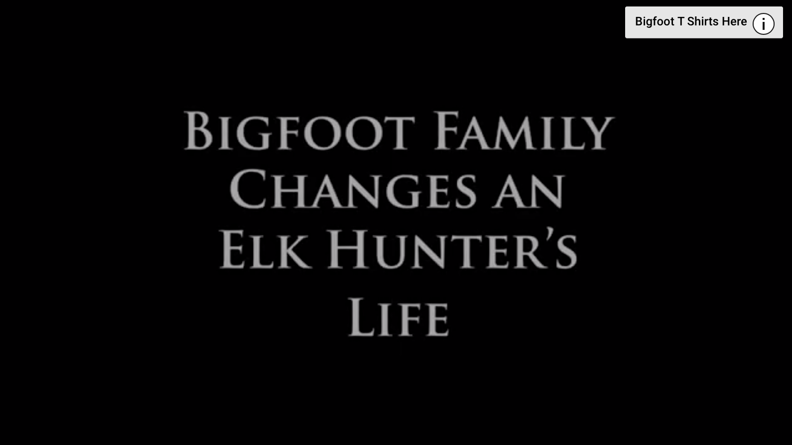 Bigfoot family changes a hunters life forever in a new Dixie Cryptid video